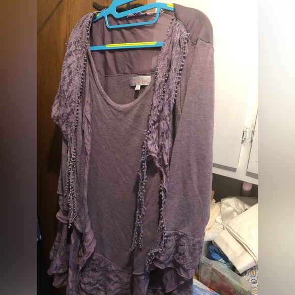 Pretty Angel | Tops | Vintage Pretty Angel Gypsy Lace Top 698 5 Or 45 ...